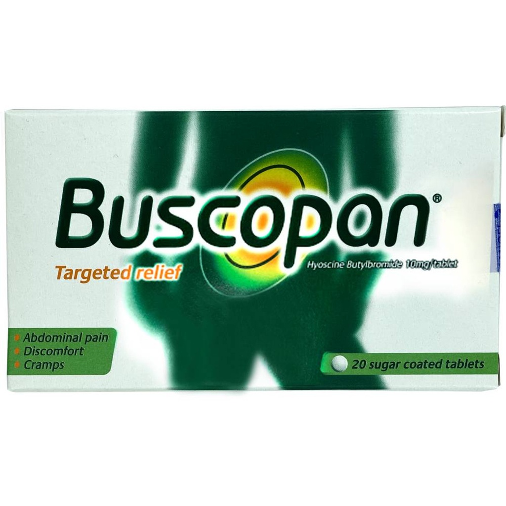 BUSCOPAN 10mg TAB 20'S | Abdelrahman Pharmacy