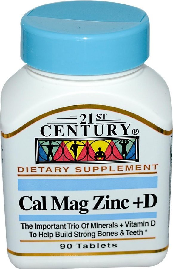 21st Century Cal Mag Zinc & D 90 tablets | Abdelrahman Pharmacy