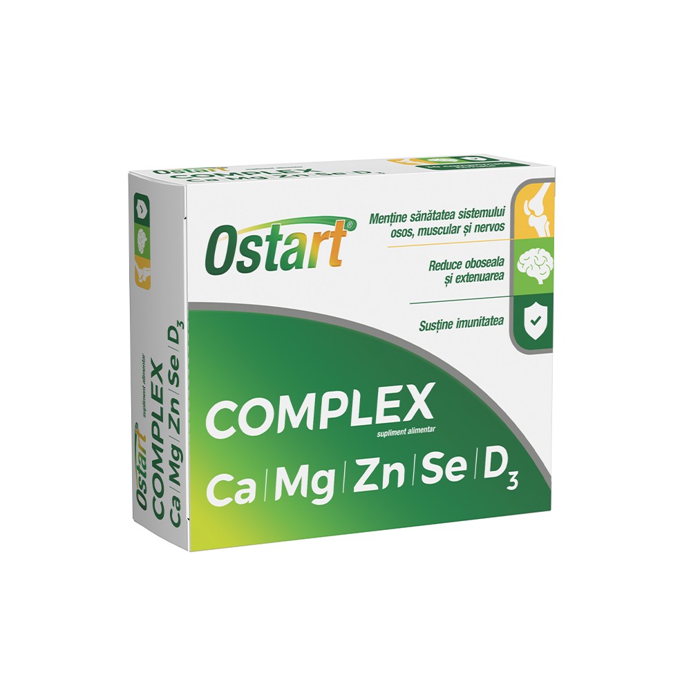 Ostart Complex With Calcium, Magnesium, Zinc, Selenium, Vitamin D3 - 20 ...